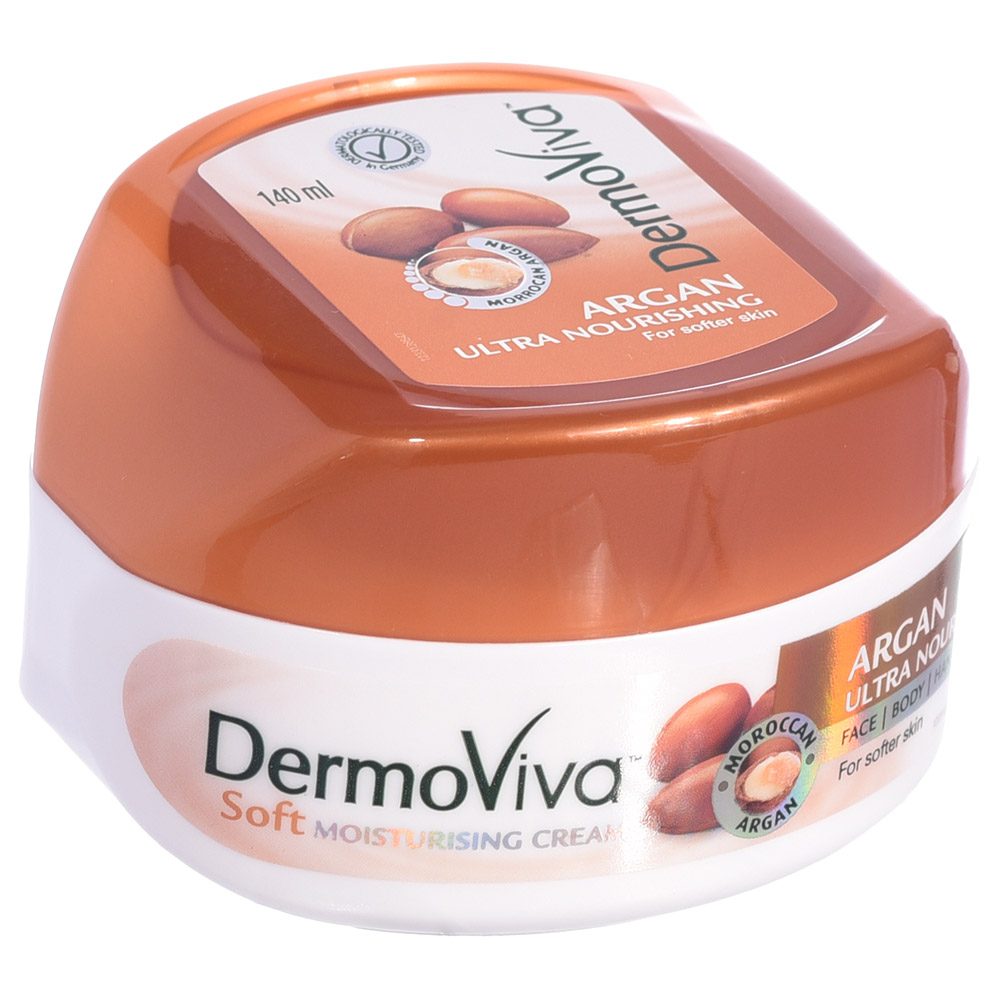 DermoViva - Ultra-Nourishing Skin Cream 140ml - Argan | Jomla.ae