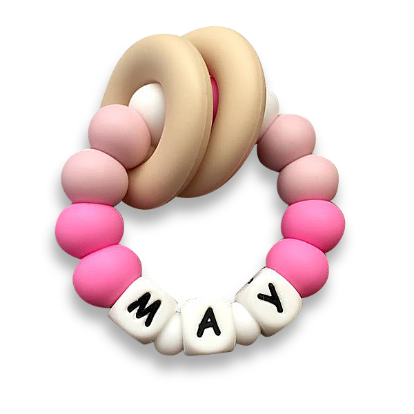 Desert Chomps - Personalized Teether Vera - Desert Rose | Jomla.ae