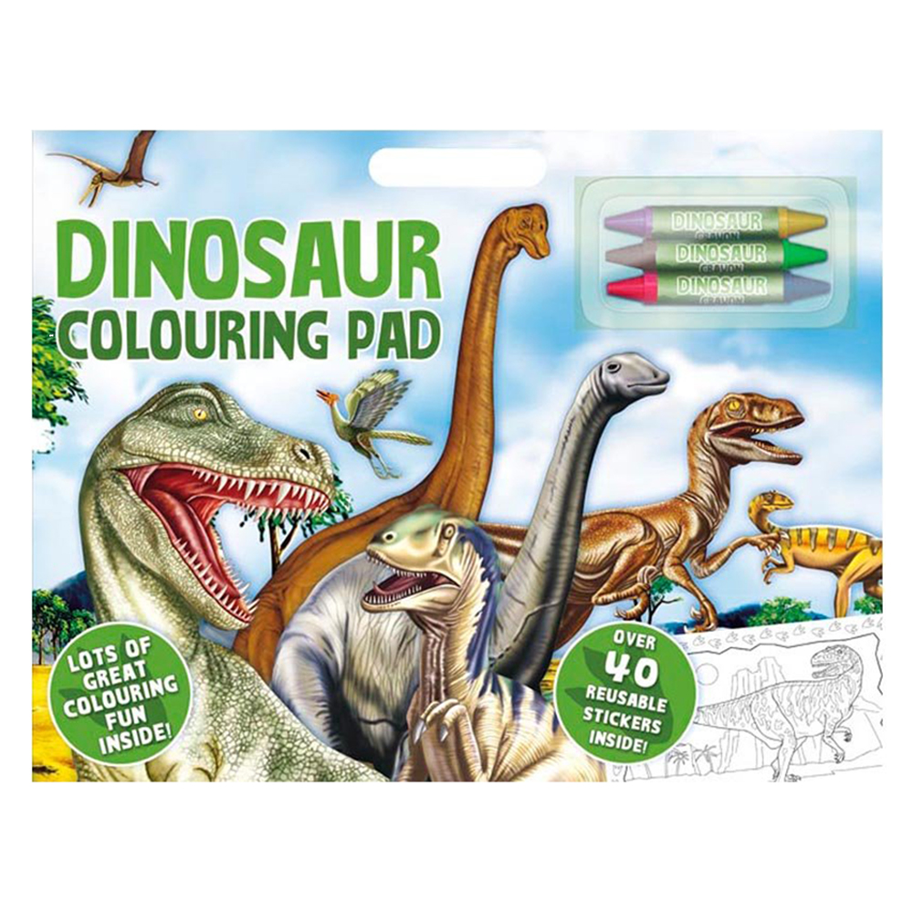 Order Dinosaur Colouring Pad Now! | Jomla.ae