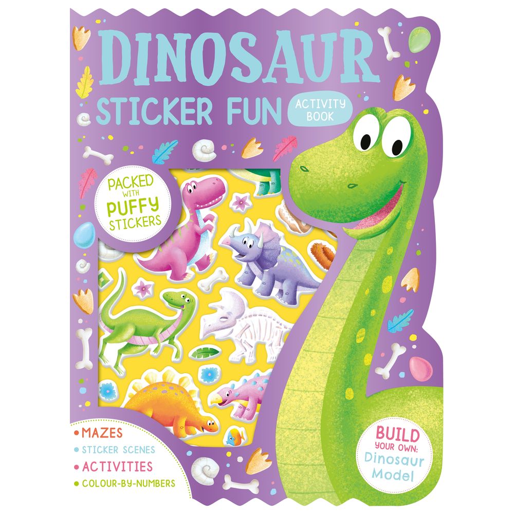 Dinosaur Sticker Fun: Funtastic Activity Book | Jomla.ae