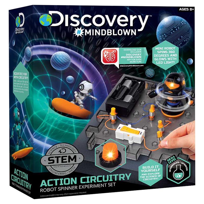 Order Discovery - Mindblown Toy Circuitry Experiment - Robot Spinner ...