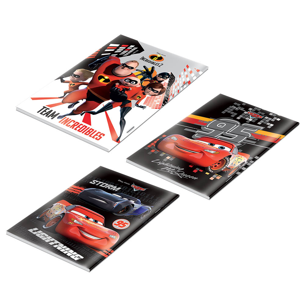 Order Disney - Cars Incredible 2 A5 Notebook 100 Sheets Pack of 3 Now ...
