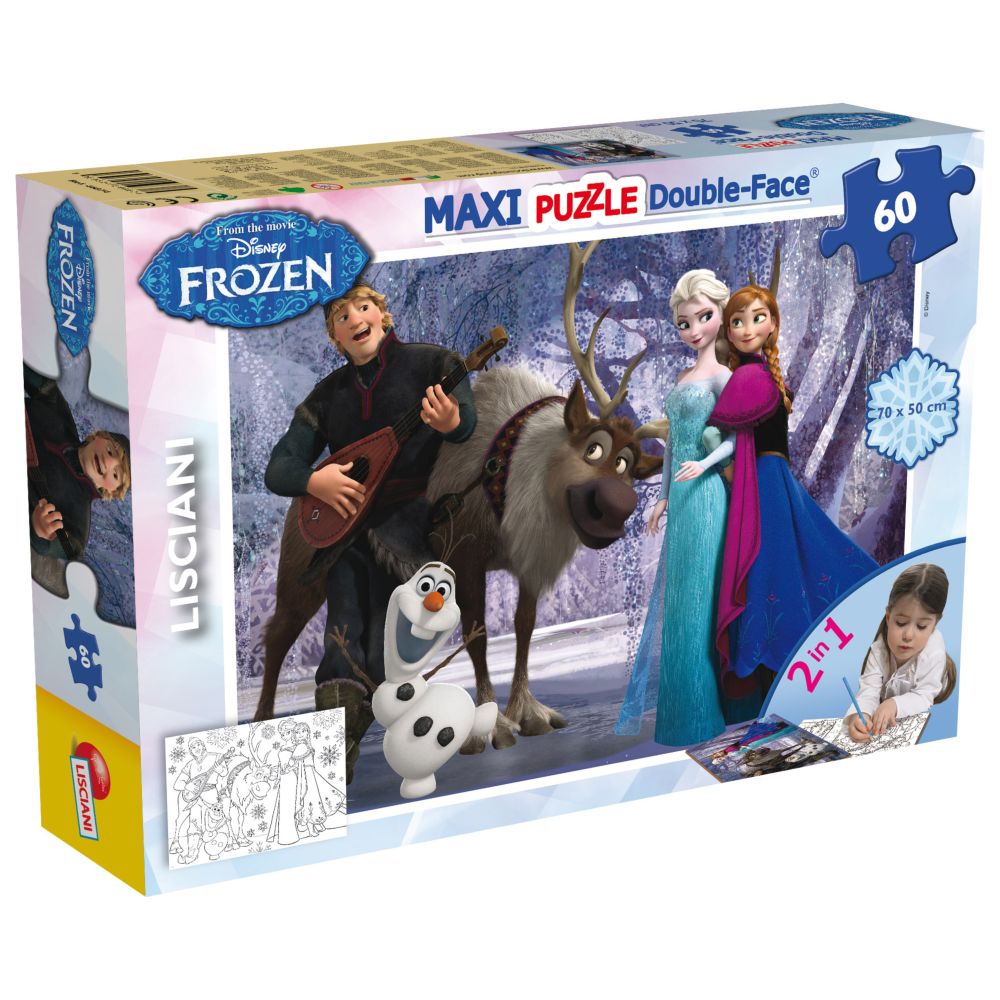 Disney - DF Maxi Floor Frozen Music & Fun Puzzle 60pcs | Jomla.ae