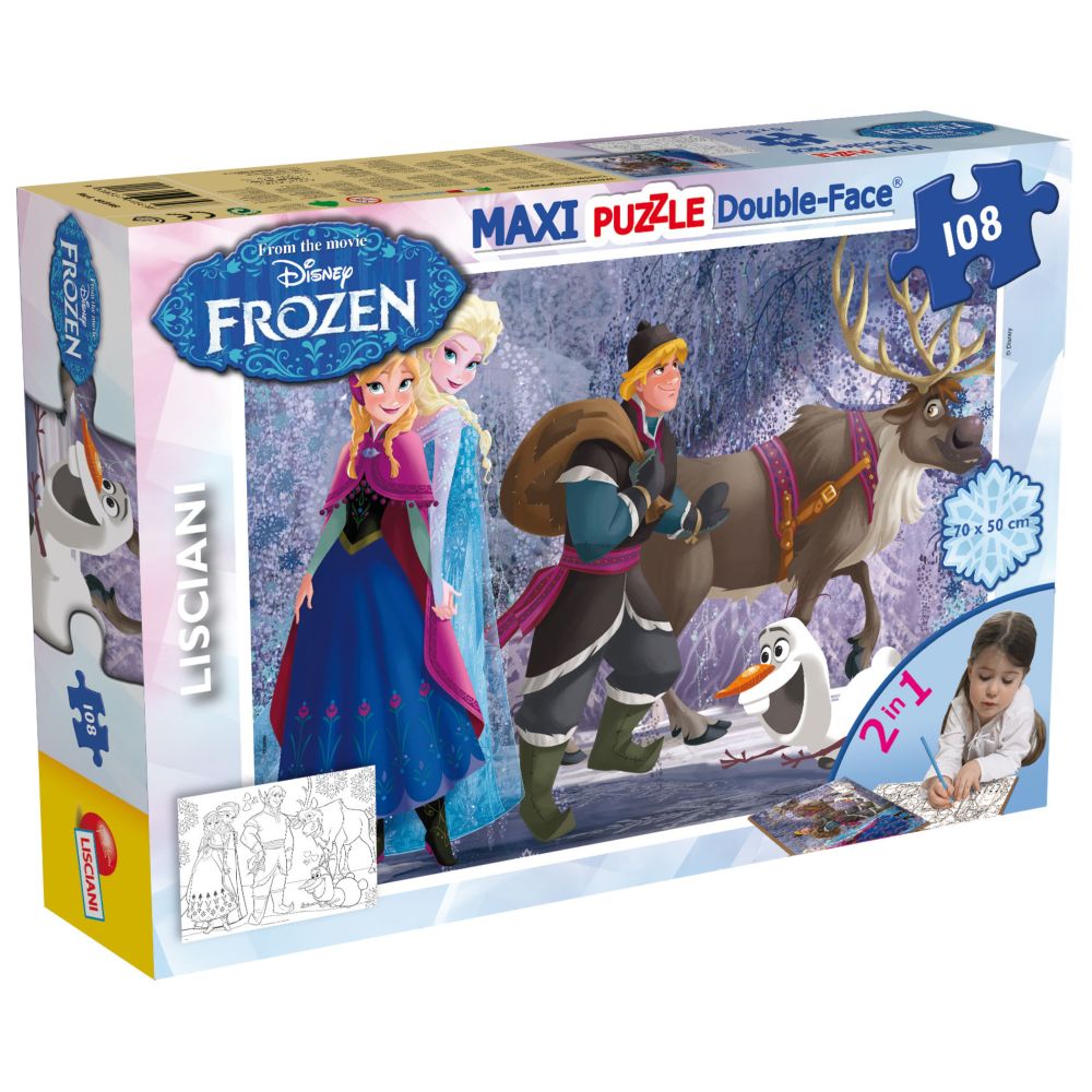 Disney - DF Maxi Floor Frozen On The Walk Puzzle 108pcs | Jomla.ae