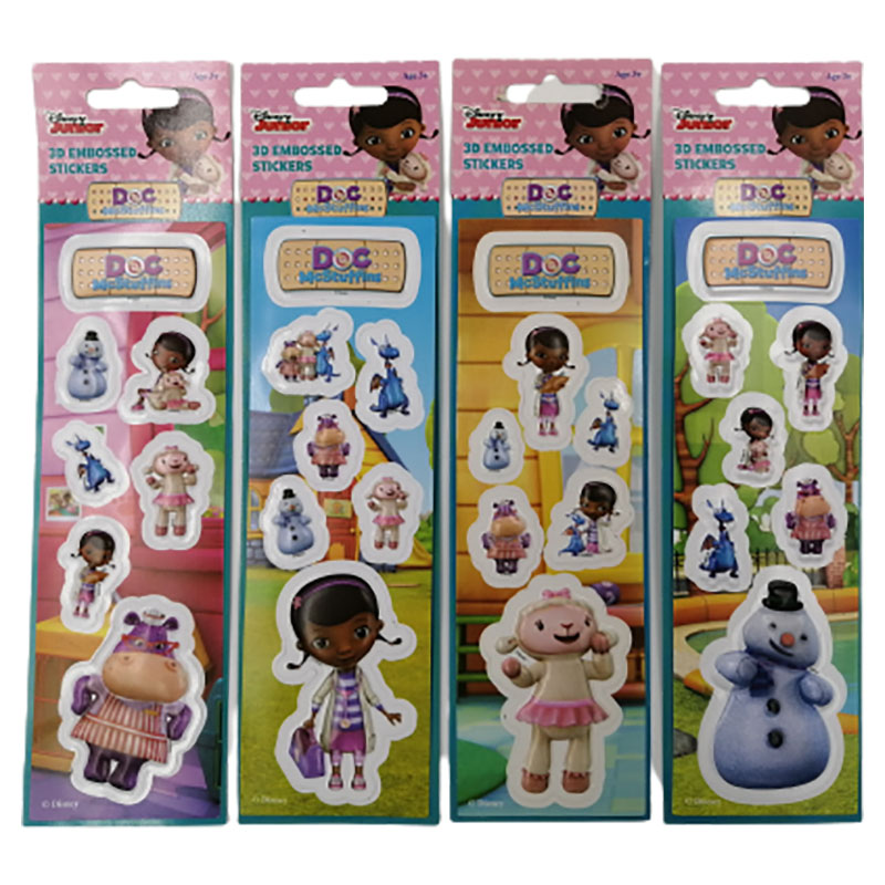 Disney - Doc Mcstuffins 3D Embossed Sticker - Assorted 1pc | Jomla.ae