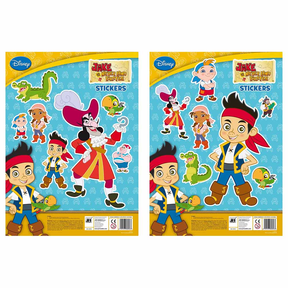 Order Disney - Jake Never Land Pirates Assorted Vinyl Stickers 2 ...