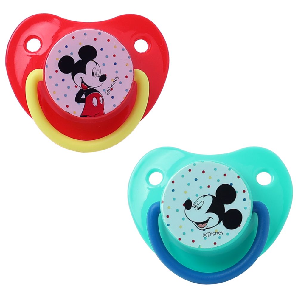 Disney - Mickey Mouse Baby Pacifier Pack of 2 | Jomla.ae