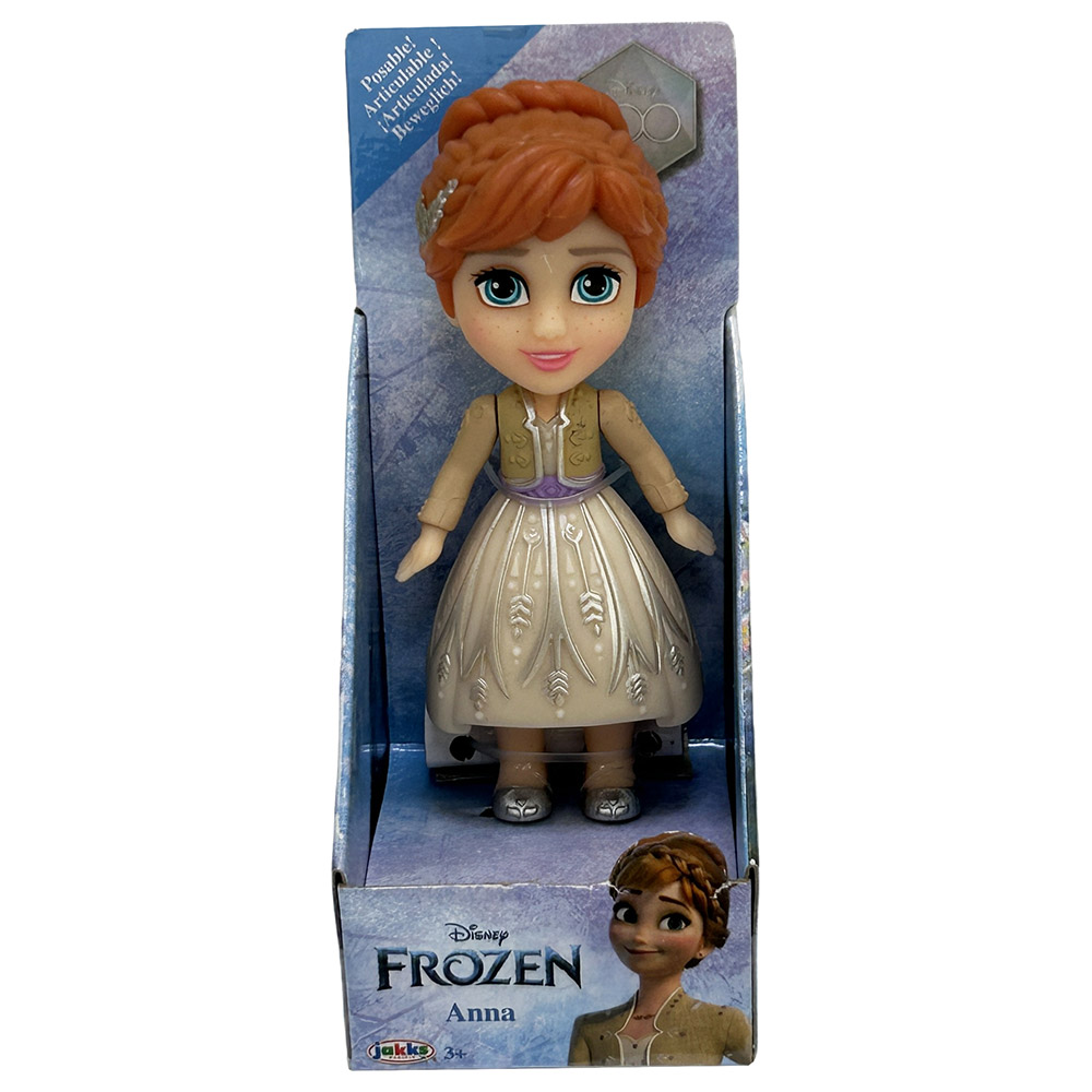 Disney - Mini Princess Doll - Anna In Brown Dress - 3-Inch | Jomla.ae