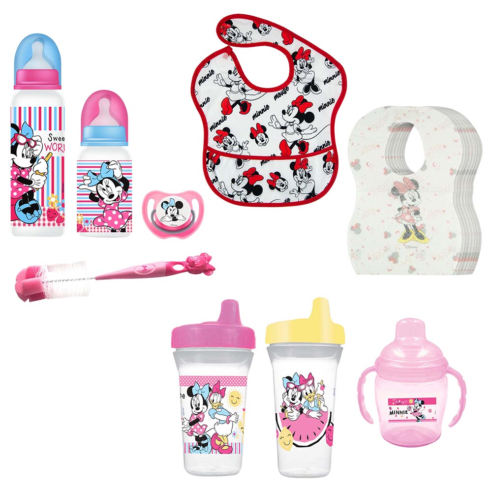 Order Disney - Minnie Mouse Feeding Bundle 16Pcs-Set Now! | Jomla.ae