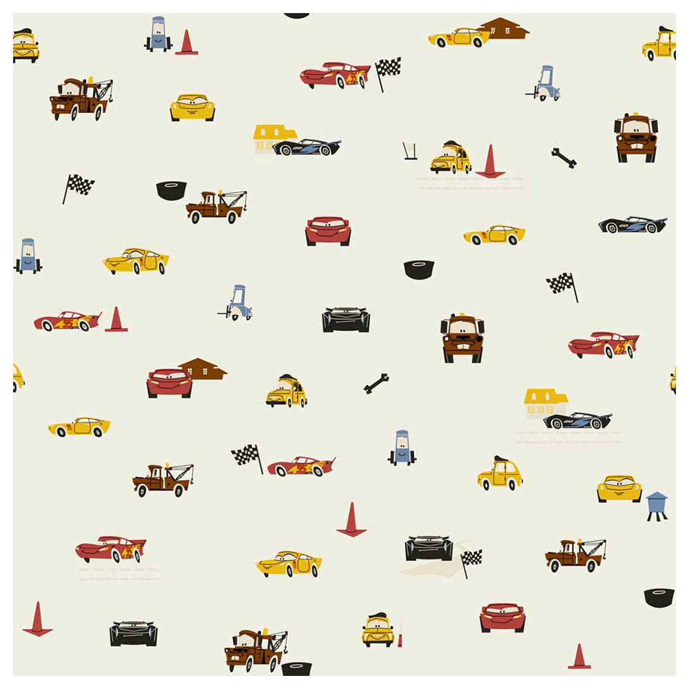 Order Disney Pixar Cars - Racing Spot Wallpaper - Yellow Now! | Jomla.ae