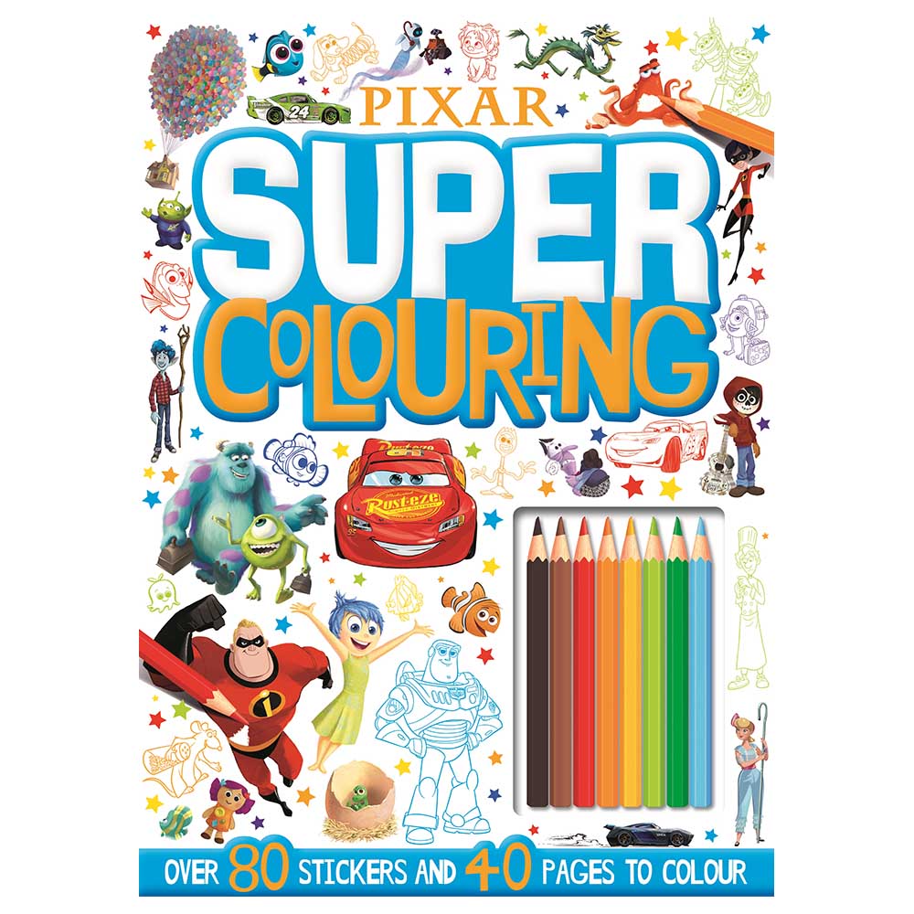 Order Disney Pixar Mixed: Super Colouring Book Now! | Jomla.ae
