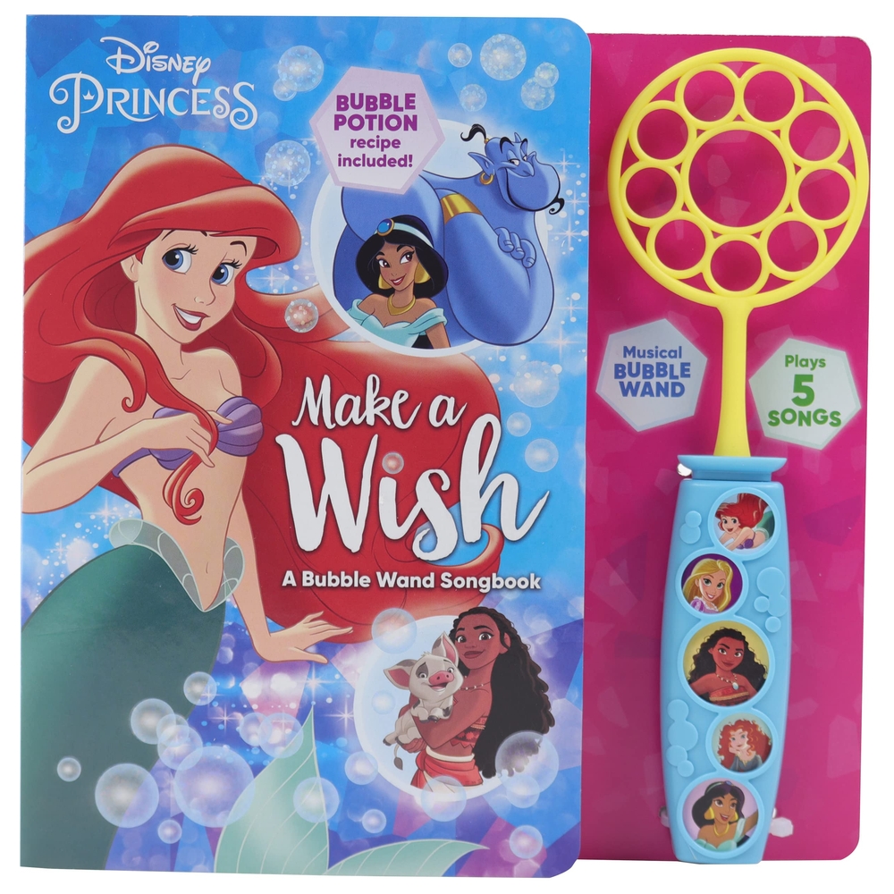 Order Disney Princess: Make A Wish: A Bubble Wand Songbook Now! | Jomla.ae