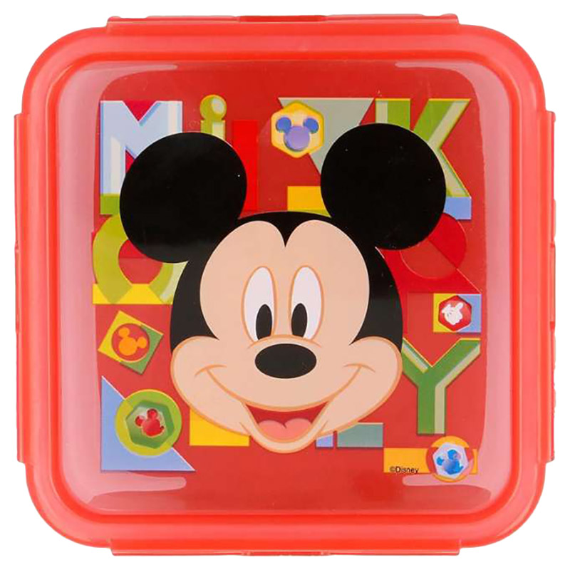 Order Disney - Square Hermetic Mickey Food Container 730 Ml Now! | Jomla.ae