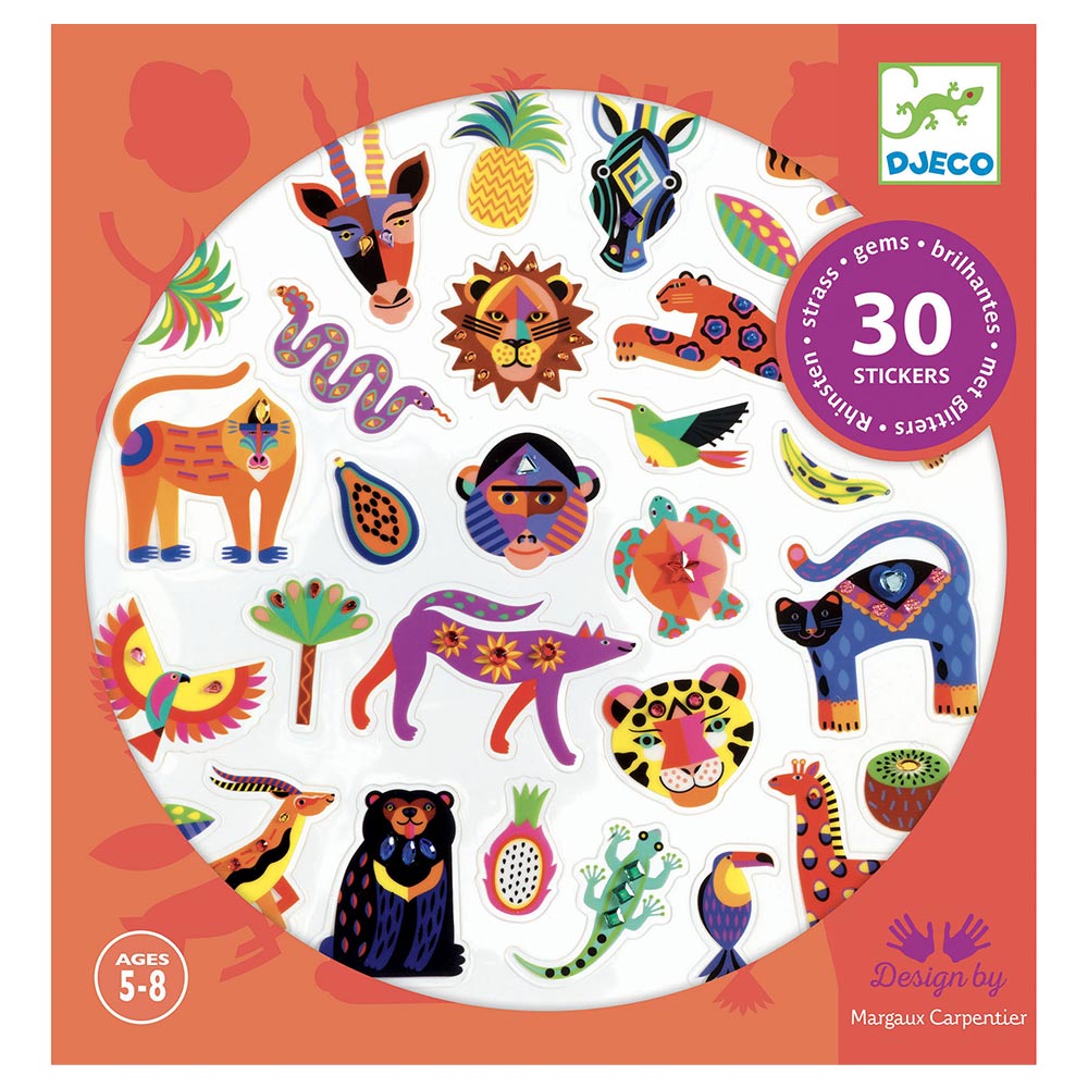 Order Djeco - Exotic Sticker Now! | Jomla.ae