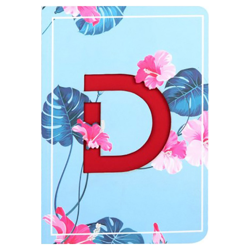 Order Doodle - Initial D Monogram Soft Bound B6 Diary - Blue Now ...