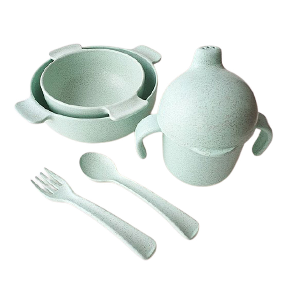 Order Dove And Dovelet - Wheat Fiber Dinner Set - Sea Green Now! | Jomla.ae