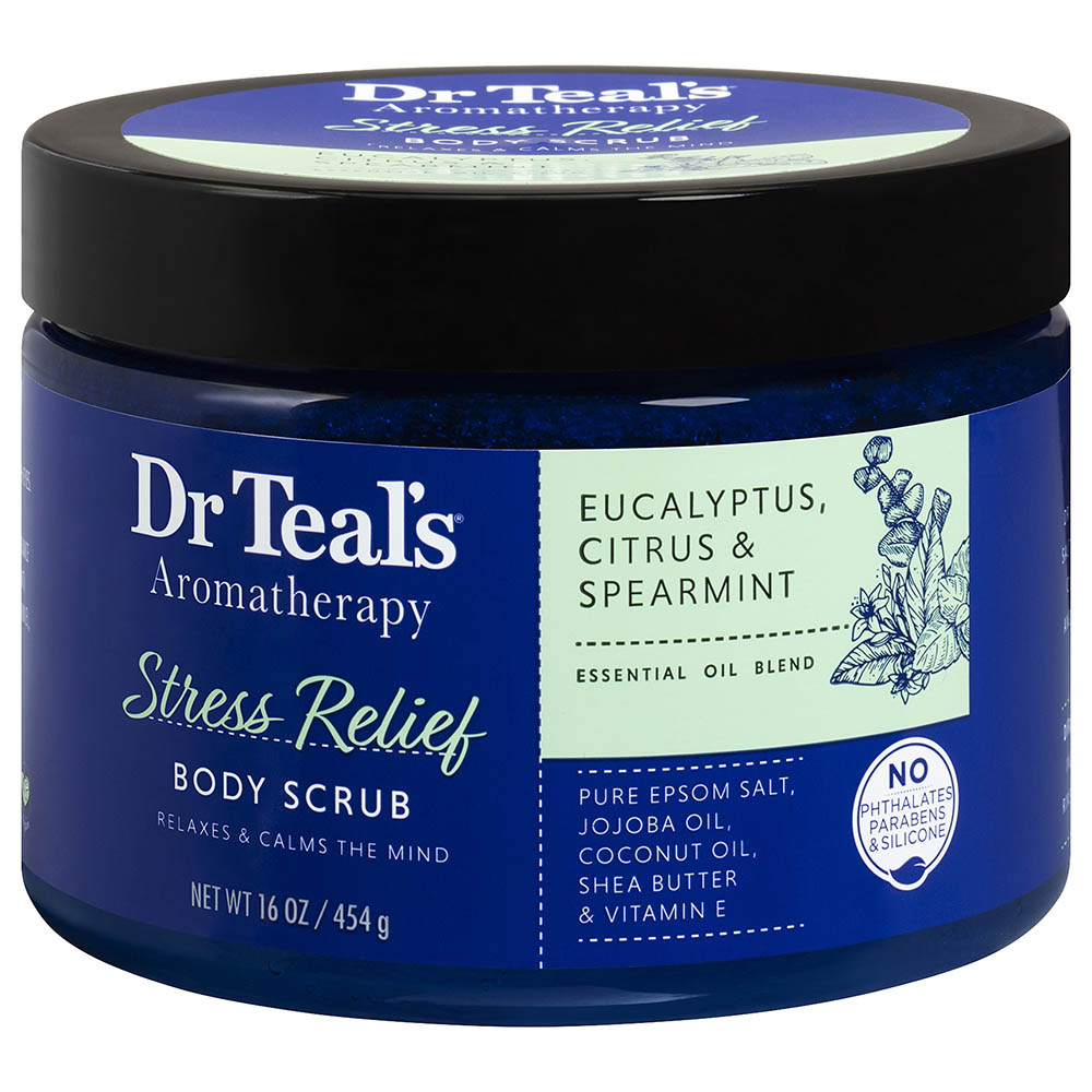 Dr Teal's - Citrus & Spearmint Stress Relief Body Scrub 454g | Jomla E ...
