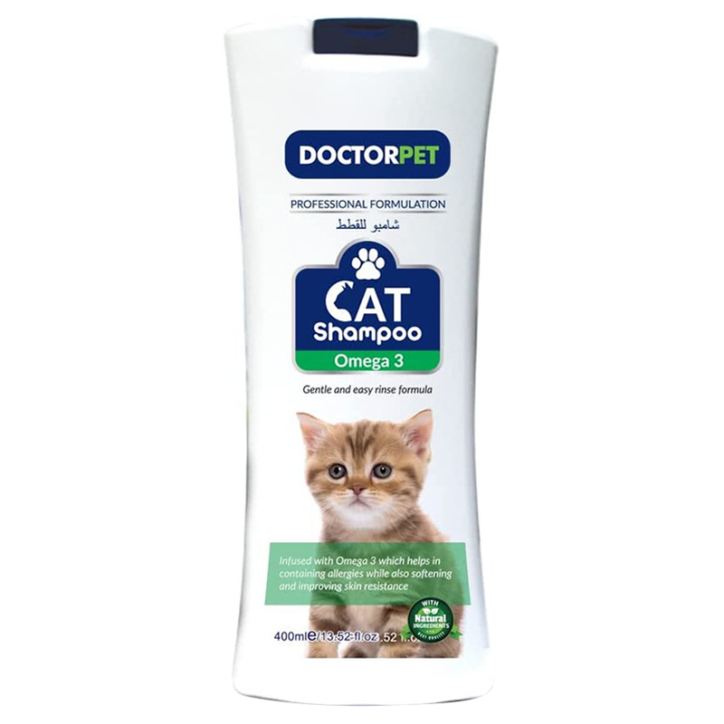 Order Dr. Pet - Omega 3 Cat Shampoo - 400 Ml Now! | Jomla.ae