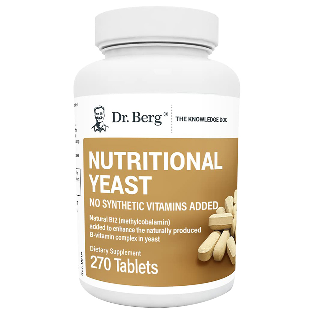 Order Dr.Berg - Nutritional Yeast Tablets - 270pc Now! | Jomla.ae