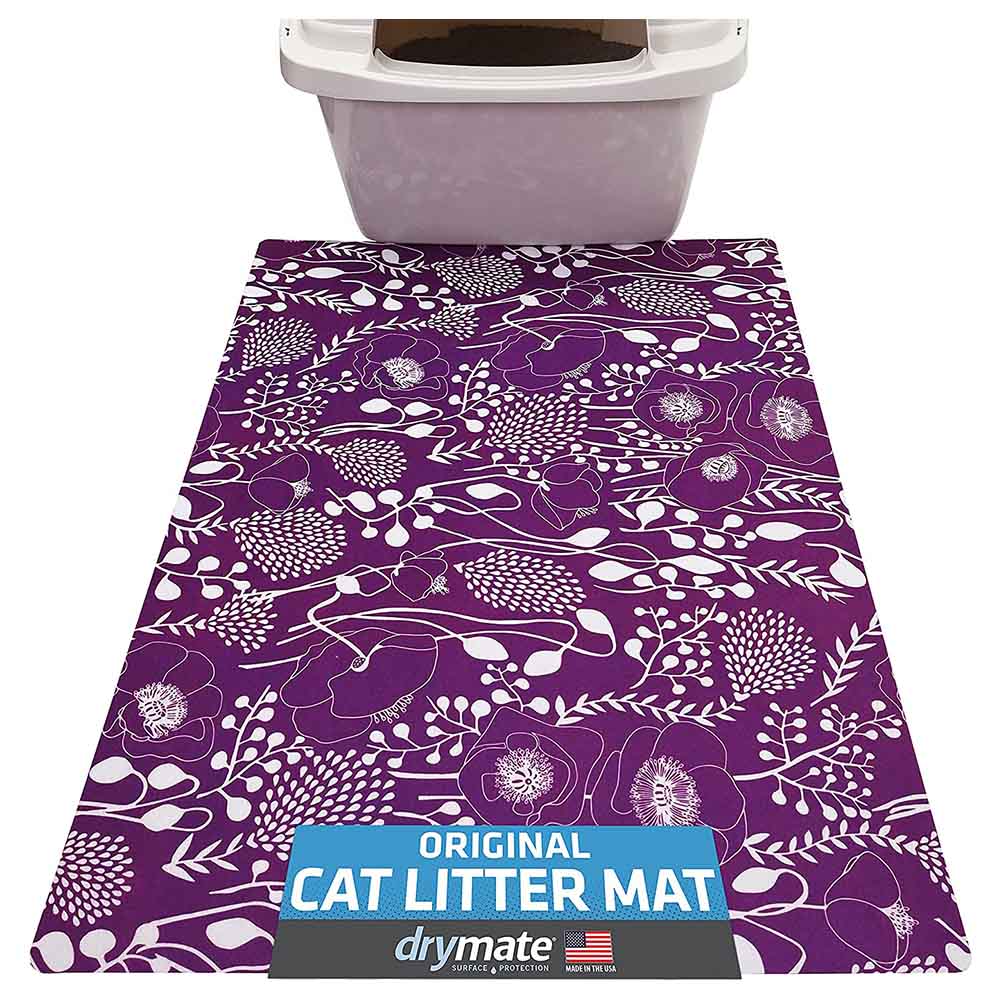 Drymate - Cat Litter Mat Good Medicine - Plum | Jomla.ae