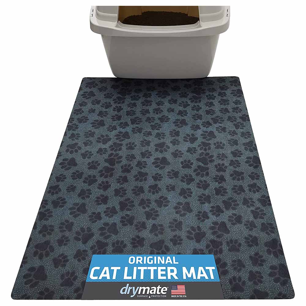 Order Drymate - Cat Litter Mat Paw Dots - Black Now! | Jomla.ae