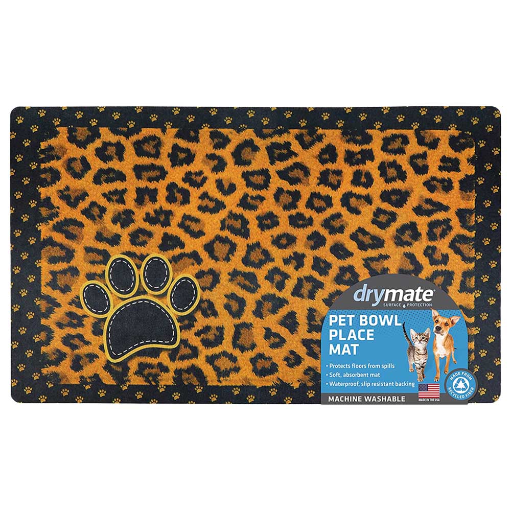 Drymate - Mat For Dogs & Cats - Tan Leopard | Jomla.ae