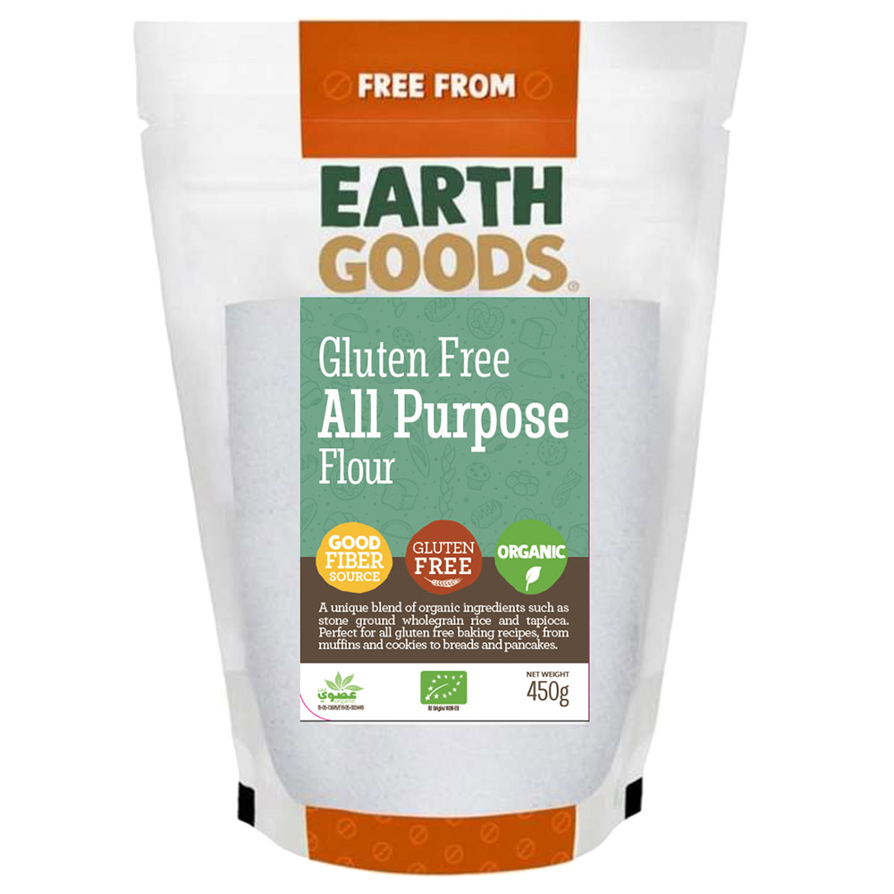 Earth Goods - Organic Gluten Free All Purpose Flour 450g | Jomla.ae