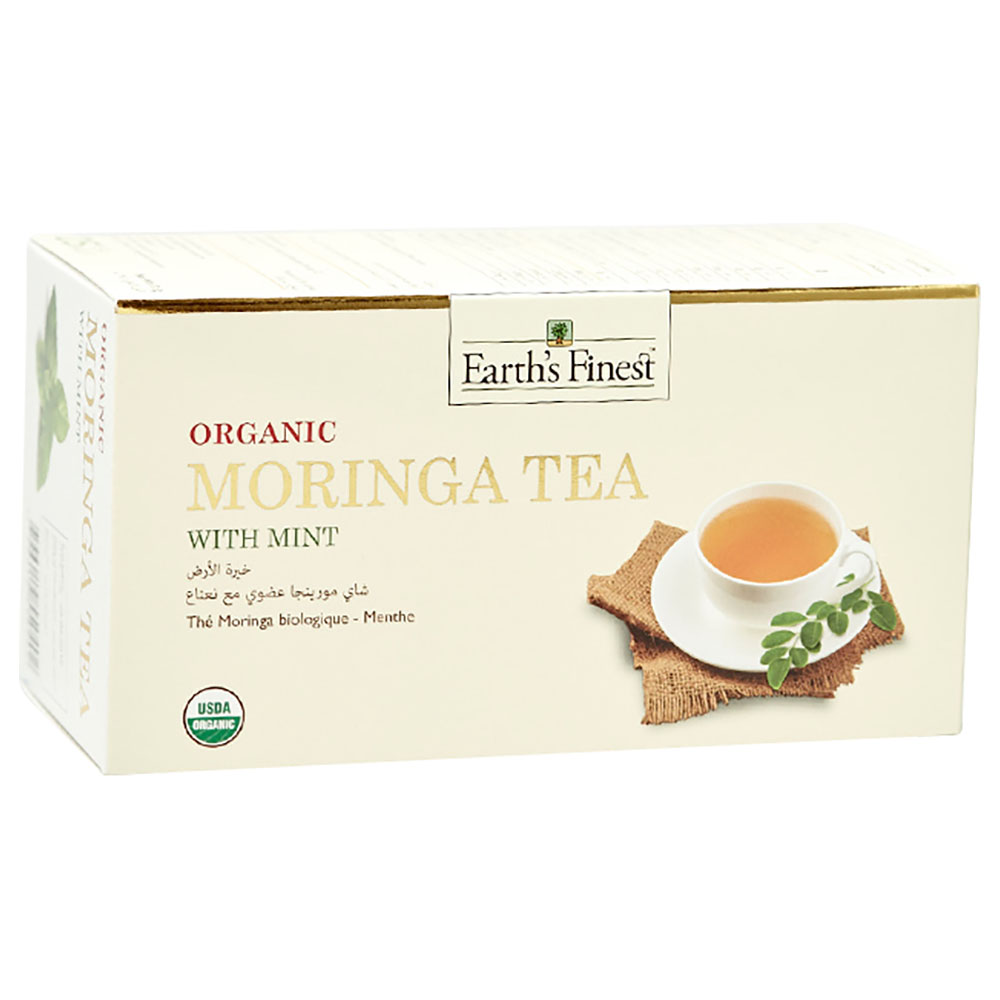 Order Earth's Finest - Organic Moringa Mint Tea Now! | Jomla.ae