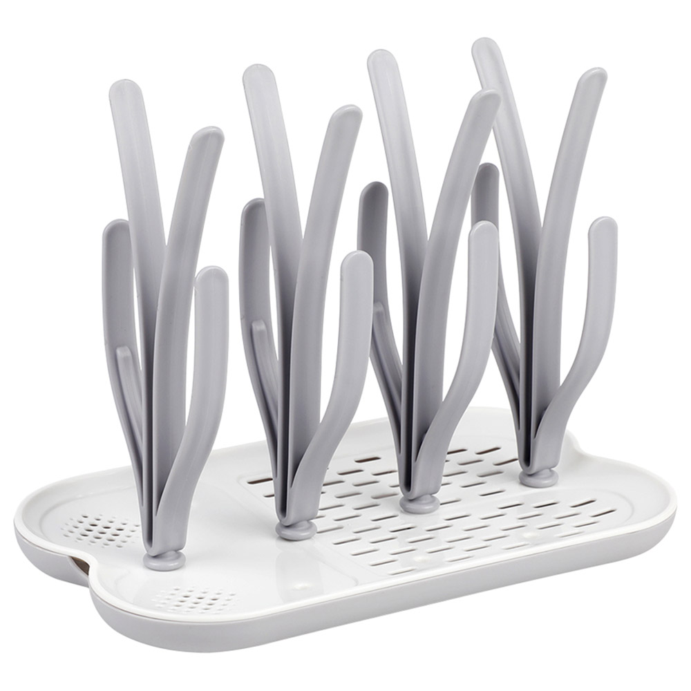 Order Eazy Kids - Baby Bottle Drying Rack 16 Peg - Grey Now! | Jomla.ae