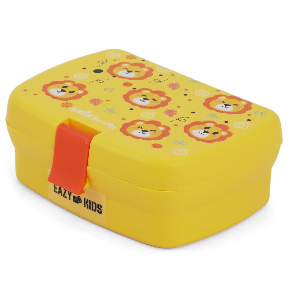 Eazy Kids Bento Lunch Box - Tiger Yellow | Jomla.ae