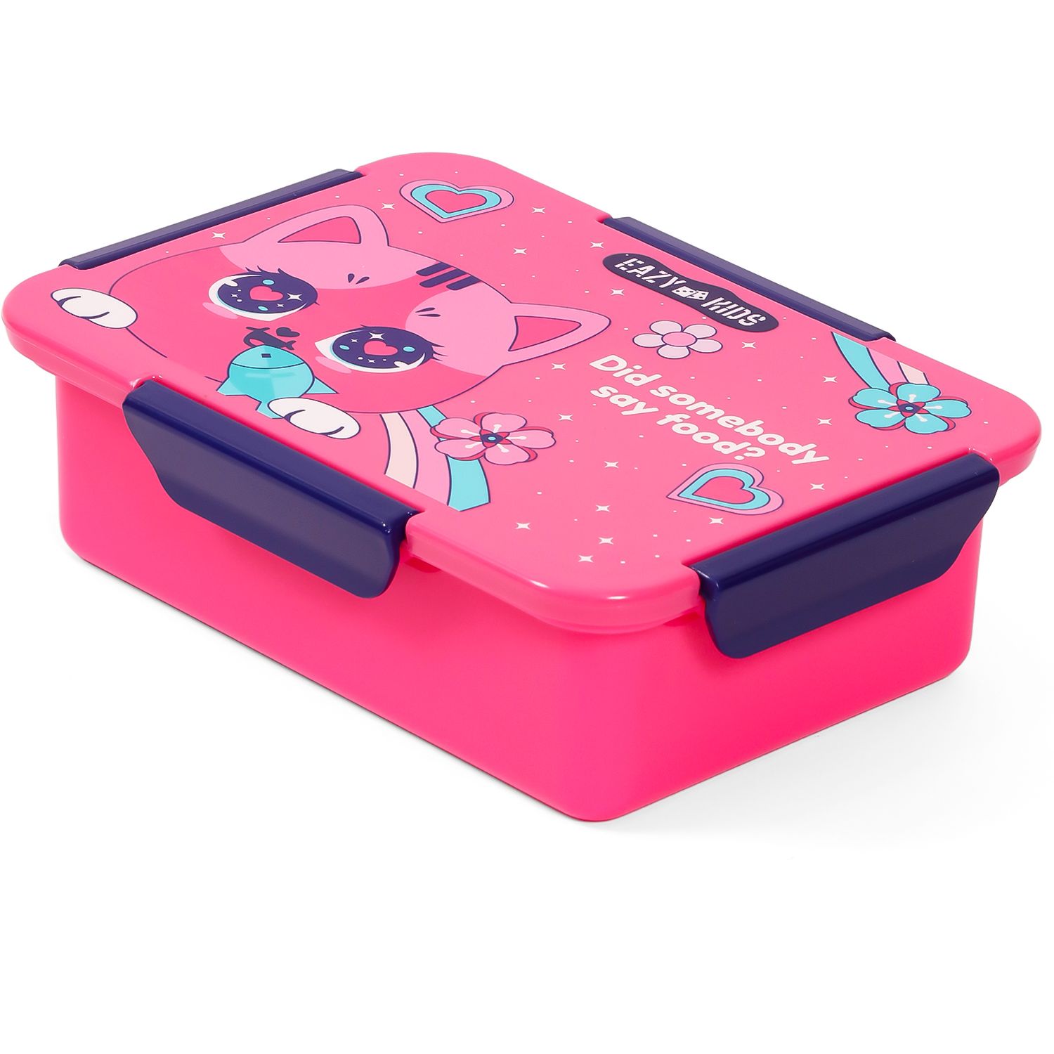 Eazy Kids - Cat Lunch Box 850ml - Pink | Jomla.ae