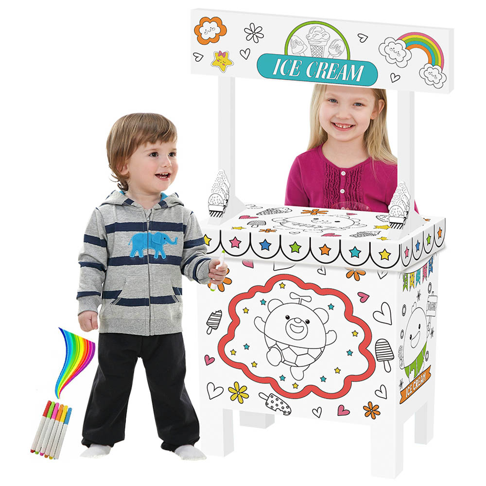 Eazy Kids - Doodle Art And Craft Coloring Ice Cream Shop | Jomla.ae