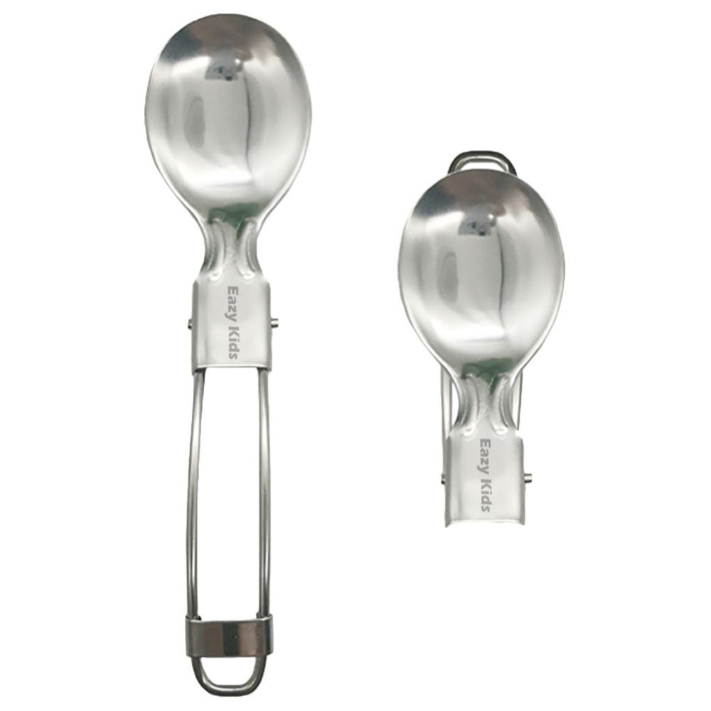 Eazy Kids - Folding Spoon - Silver | Jomla.ae
