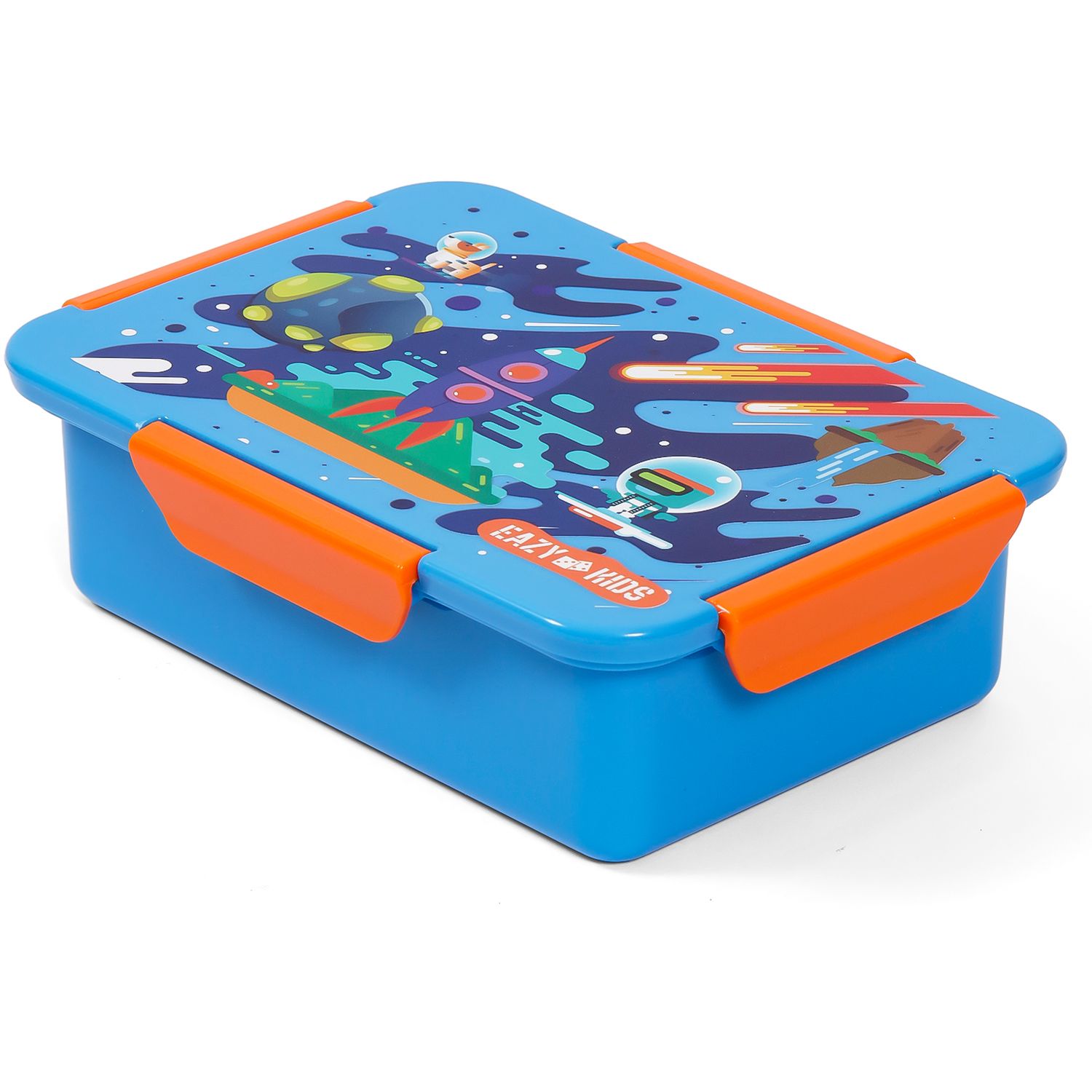Eazy Kids - Space Lunch Box 850ml - Blue | Jomla.ae