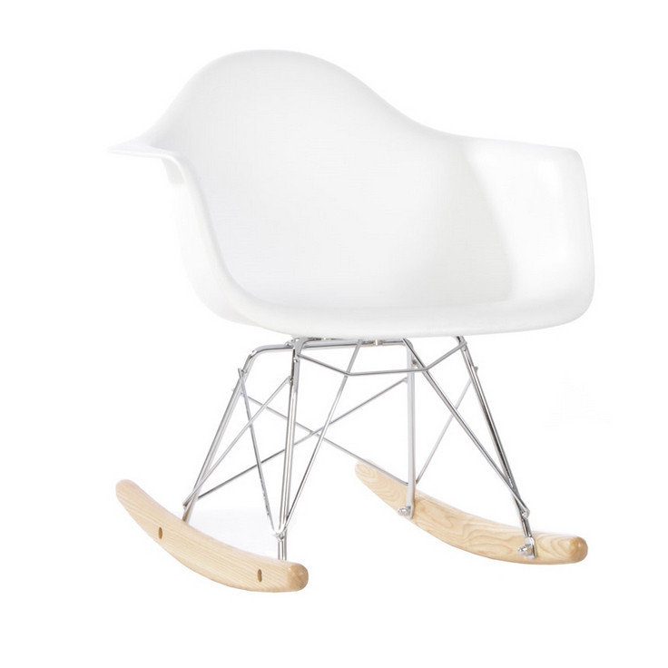 Ebarza Kids Rocking Chair - Plastic - White | Jomla.ae