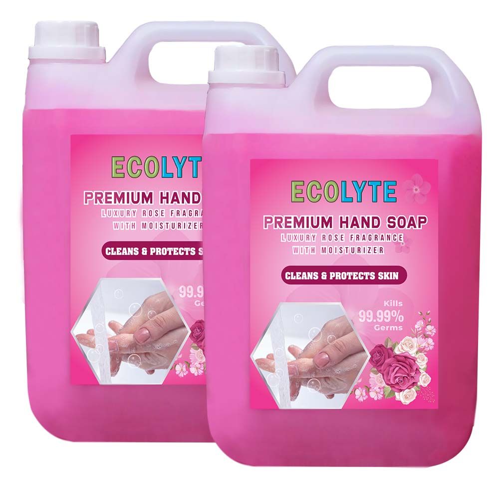 Ecolyte+ - Premium Liquid Hand Soap - Rose Fragrance - 5L - 2pc | Jomla E-Commerce Trading LLC