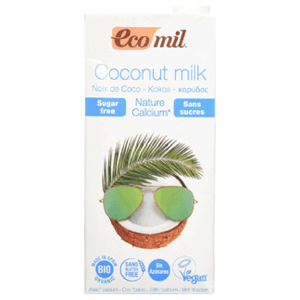 Ecomil Coconut Milk Sugar Free Calcium 1L | Jomla.ae