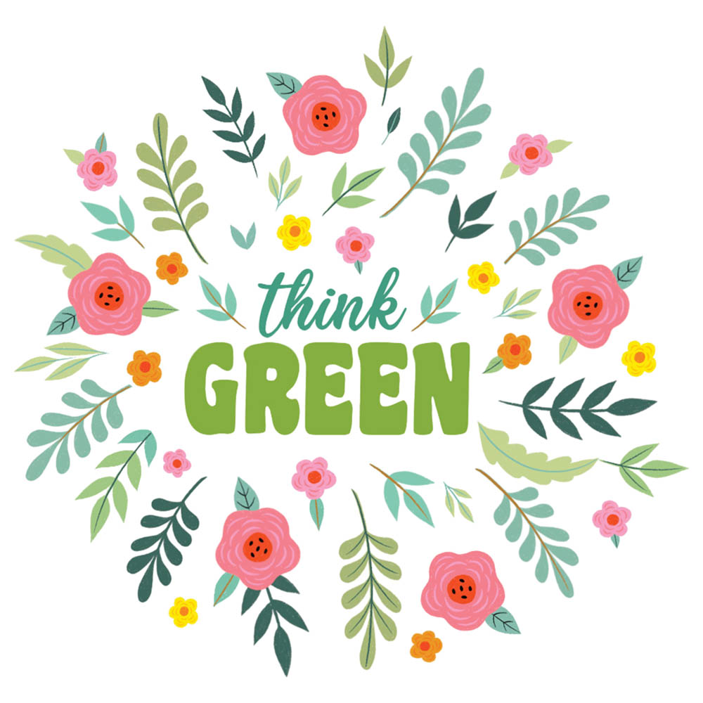 Ecostore - Think Green Sticker | Jomla.ae