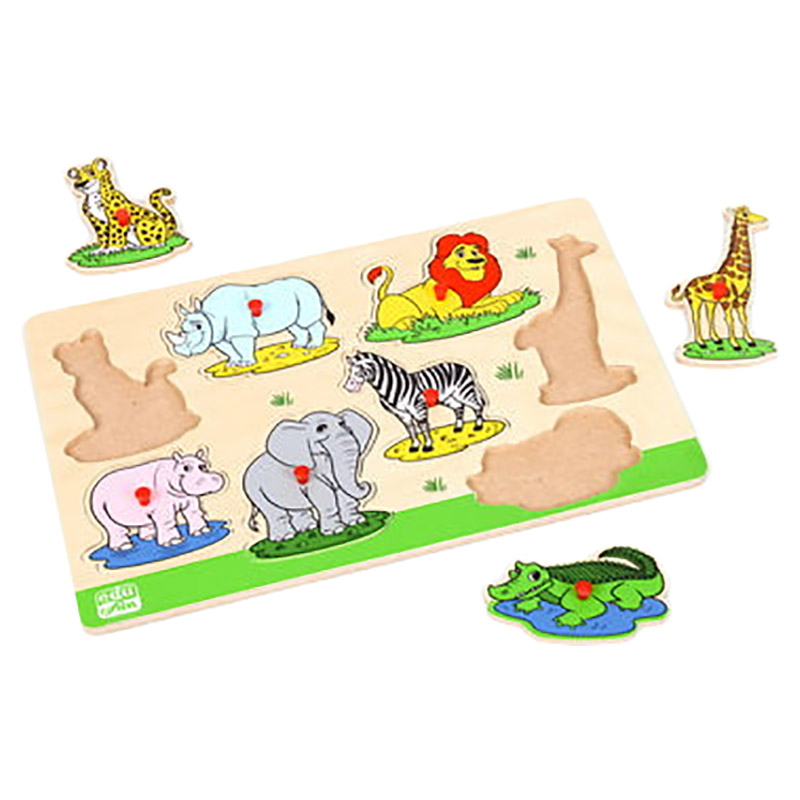 Order Edu Fun - Insert Boards Puzzle - Wild Animals Now! | Jomla.ae