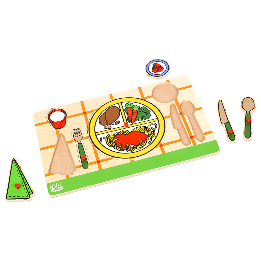 Edu Fun - Mealtime Puzzle - Inset Board | Jomla.ae