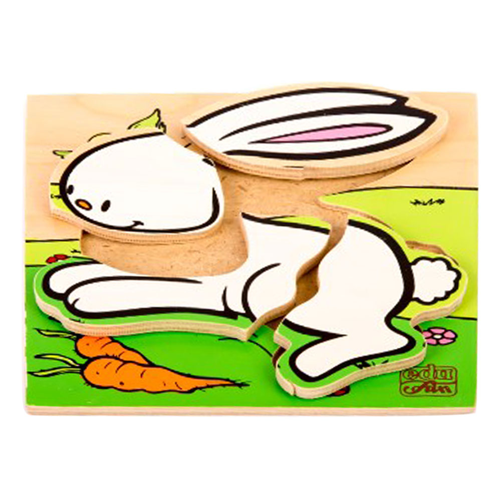 Order Edu Fun - Play With Animal Puzzle - Bunny Rabbit Now! | Jomla.ae