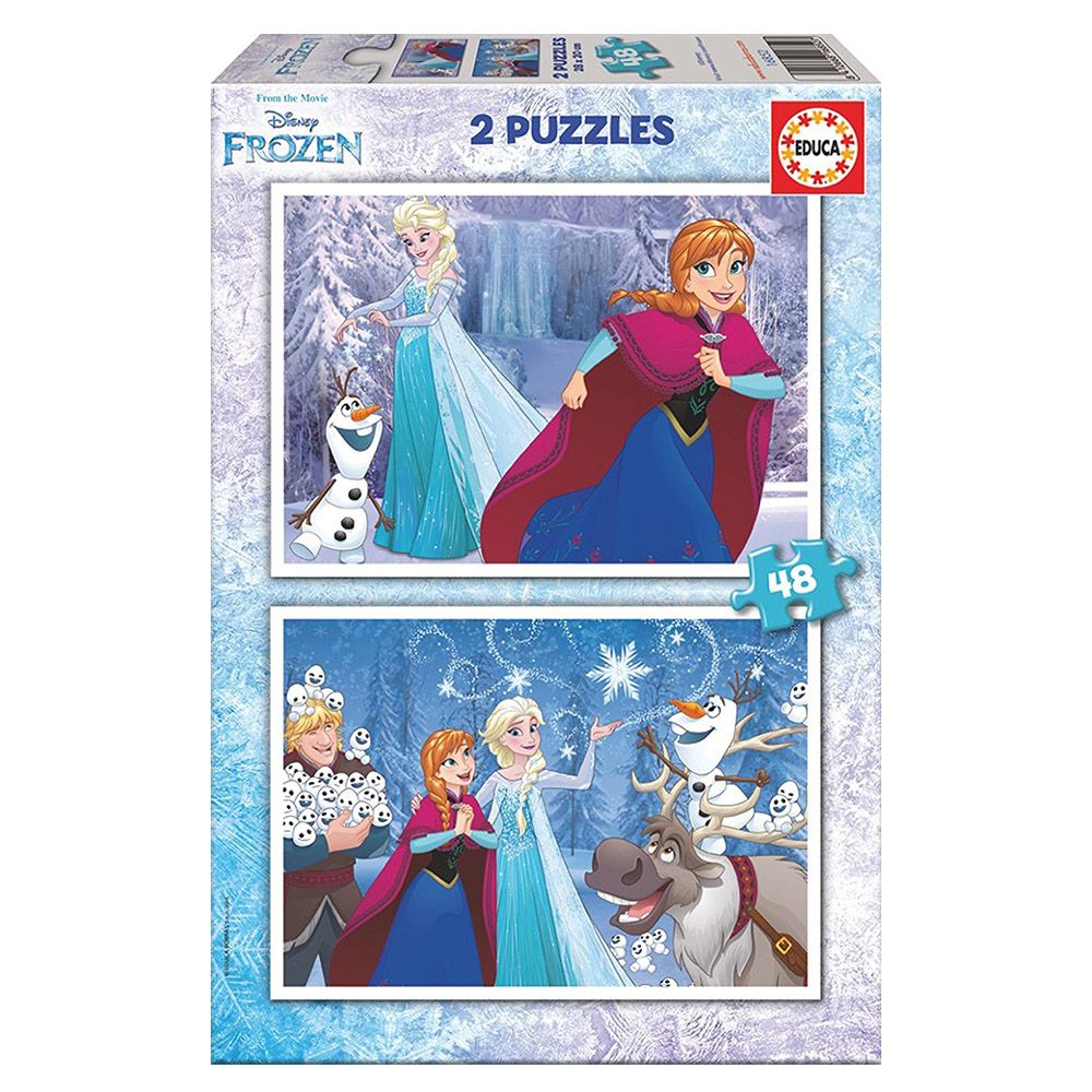 Order Educa - Frozen Puzzle 2x48pcs Now! | Jomla.ae