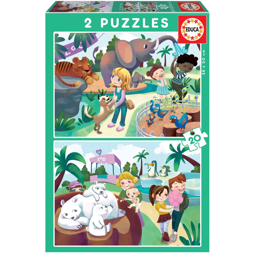 Order Educa Puzzles - 2X20 In The Zoo Now! | Jomla.ae