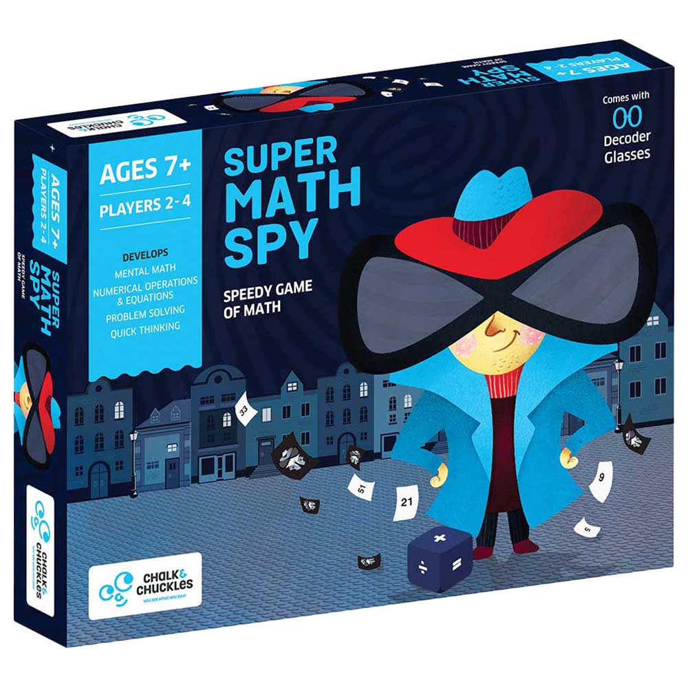 Eduk8 Worldwide - Super Maths Spy Board Game | Jomla.ae