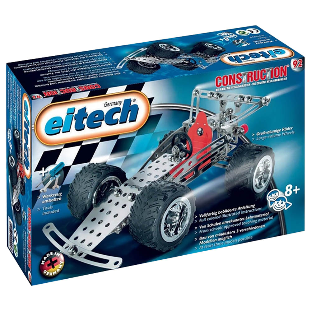 Order Eitech - 2-in-1 Racing Car / Quad Bike Junior Construction Metal Building Kit 180pcs Now ...