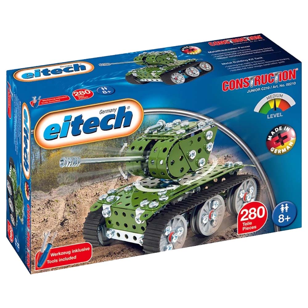 اطلب مجموعة لعبة بناء دبابة مكونة من 280 قطعة من ايتيك Eitech - Classic ...