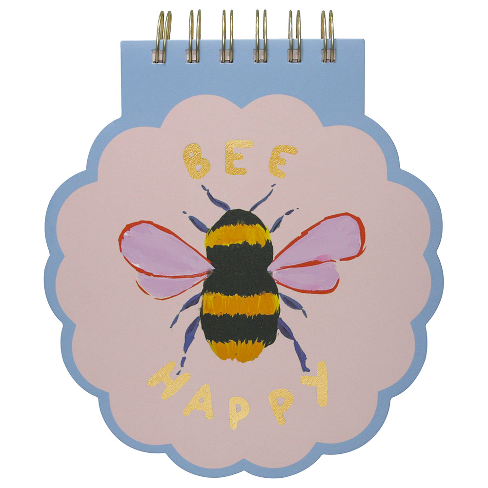 Eleanor Bowmer - Bee Happy Shaped Notebook | Jomla.ae