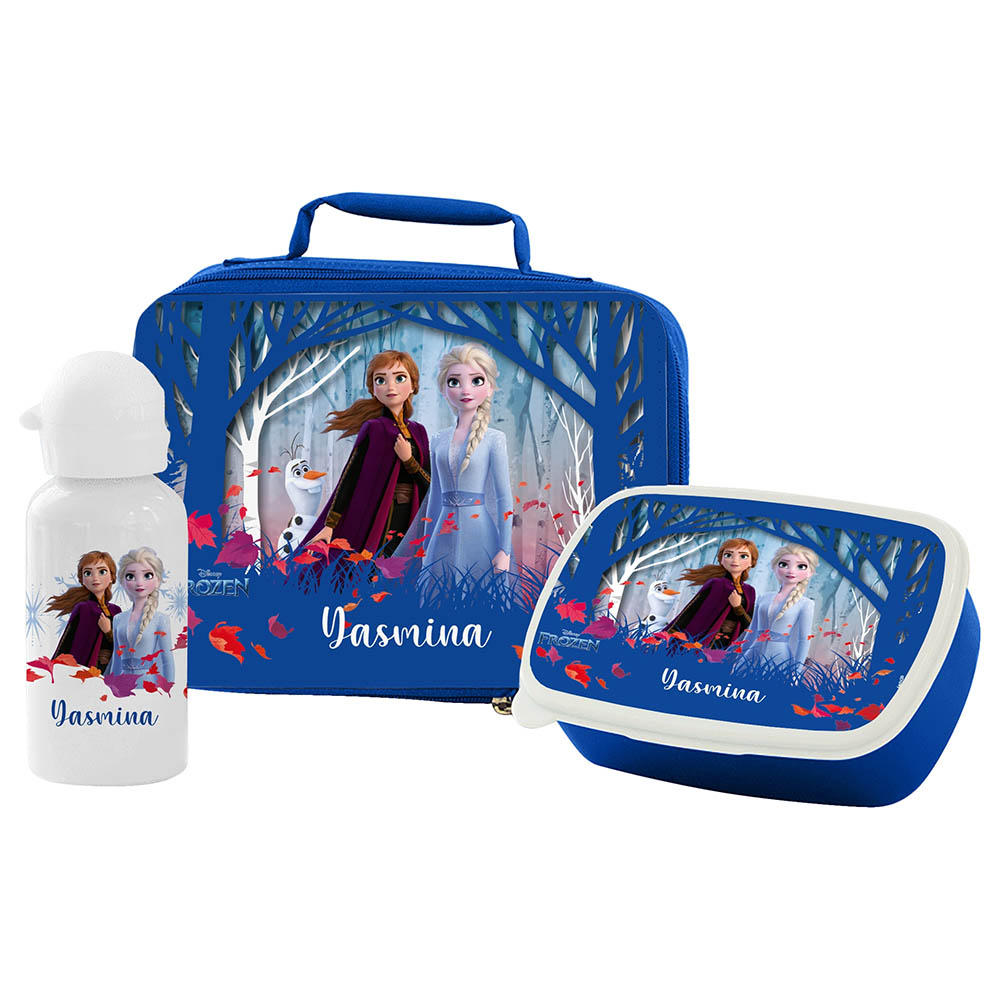 Order Essmak - Disney Frozen Lunch Pack 3pcs - Blue Now! | Jomla.ae