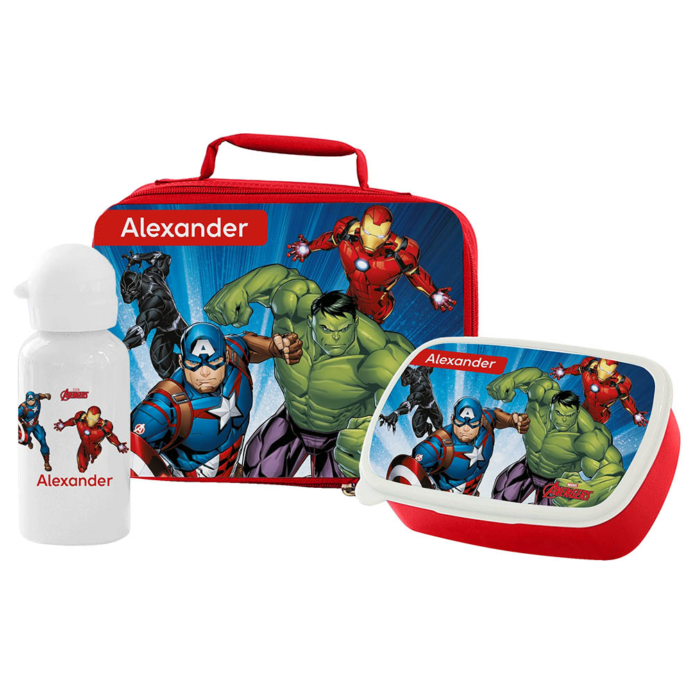 Order Essmak - Marvel Avengers Lunch Pack 3pcs - Red Now! | Jomla.ae