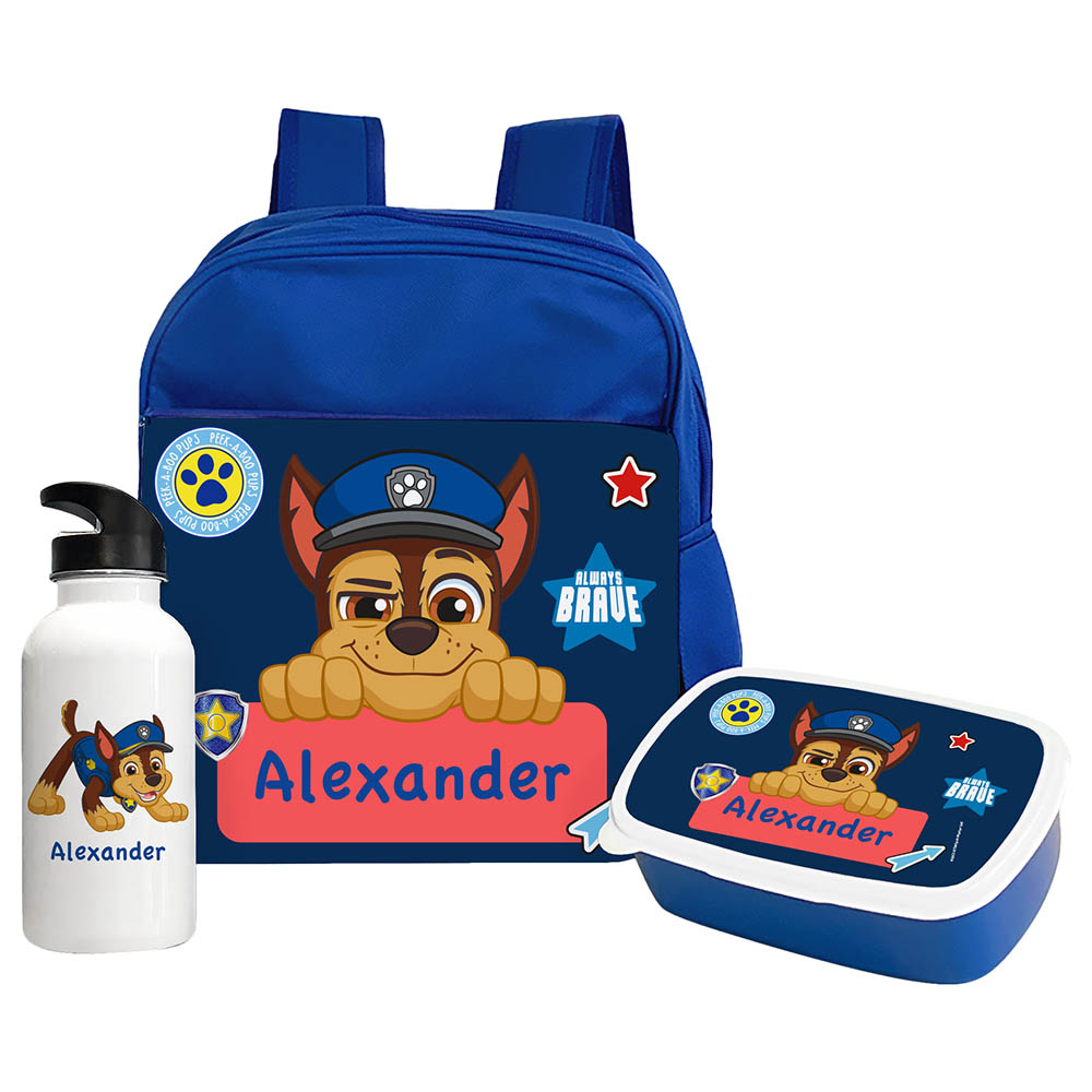 Order Essmak - Paw Patrol Chase Backpack 3pc-Set Now! | Jomla.ae